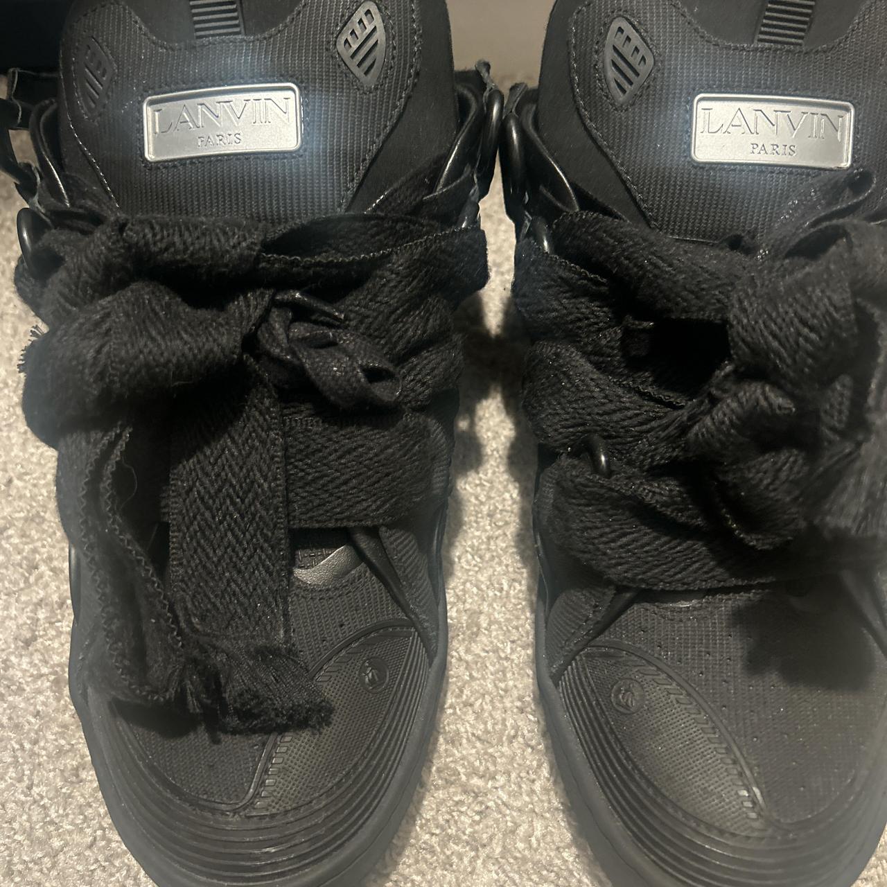 Lanvin Curb Blacks With box and travel bag. Size 45 - Depop