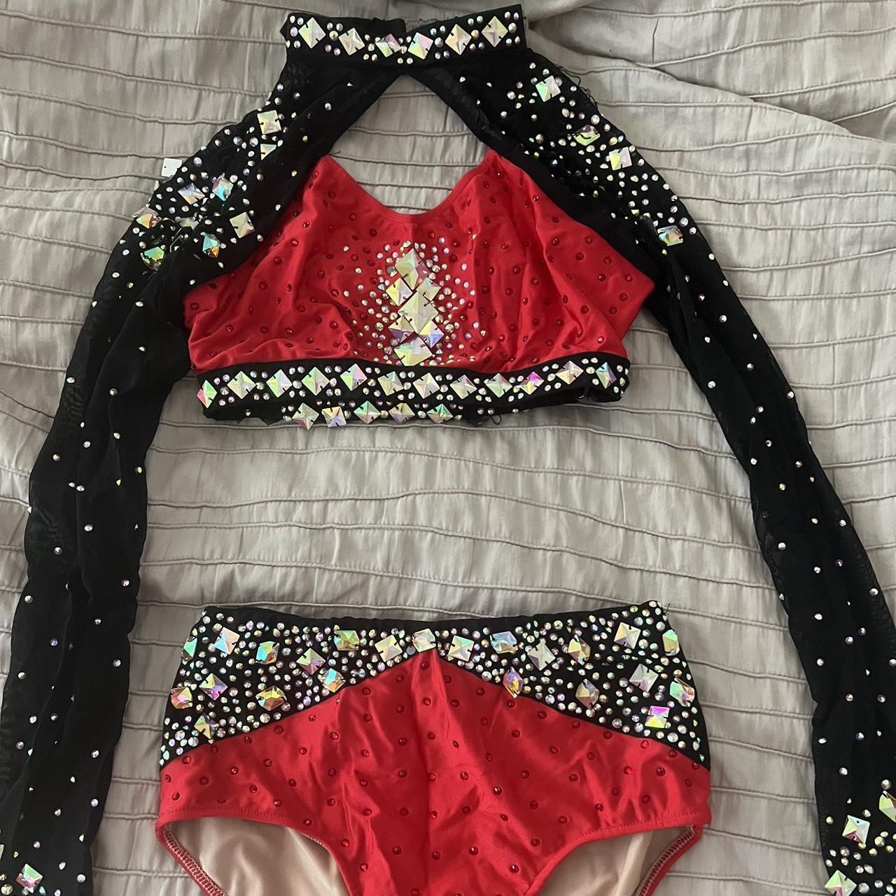 Medium adult, sparkly dance costume, jazz, lightly... - Depop