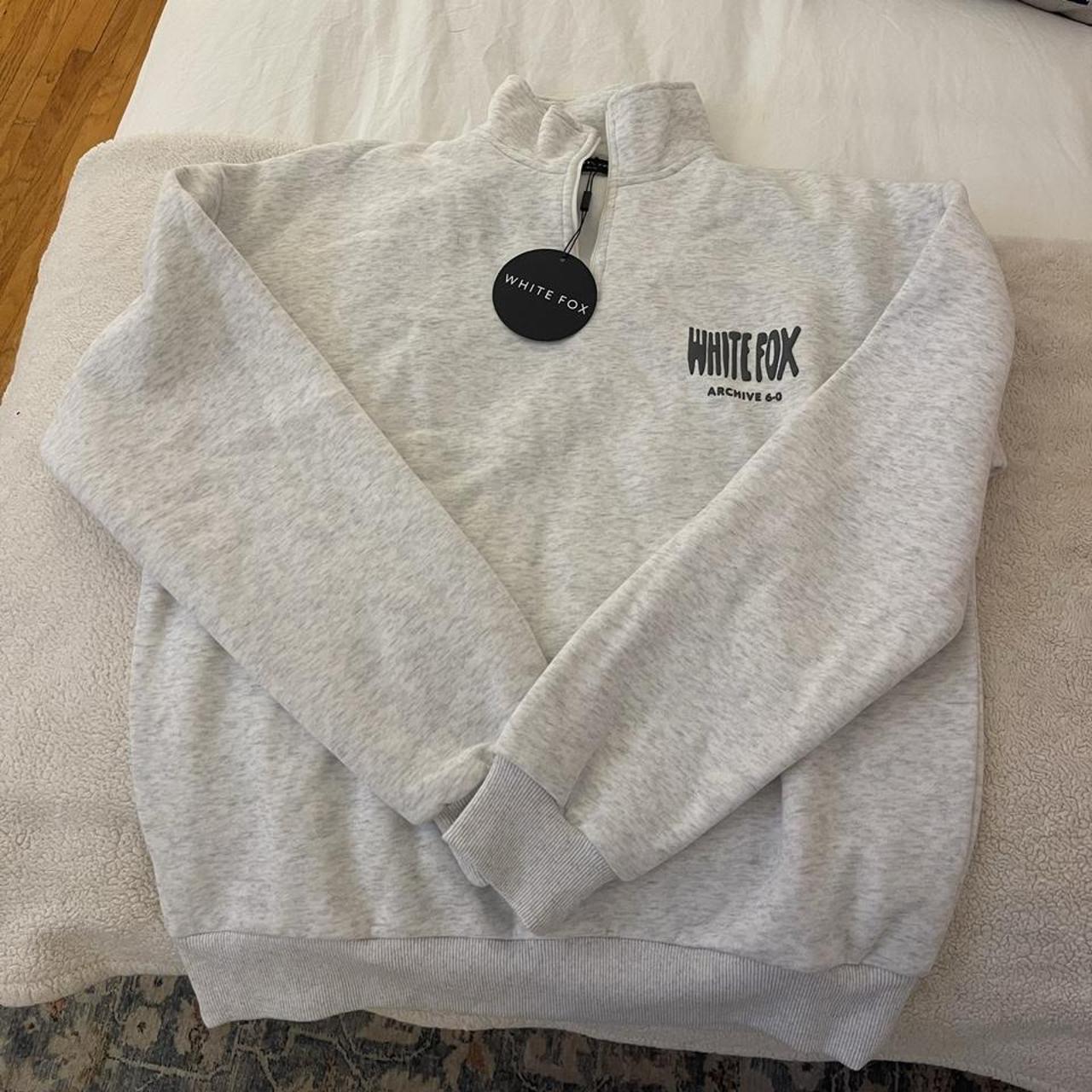 White fox quarter zip still with tags on! Never... - Depop