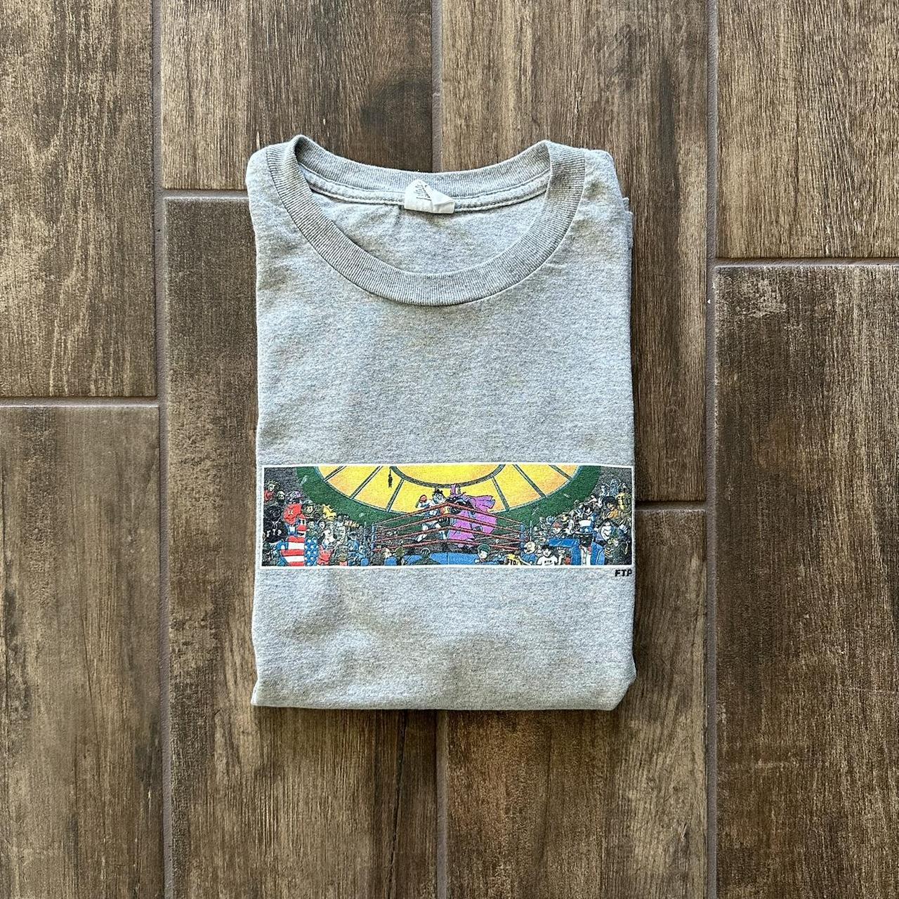 FTP Men's Grey T-shirt | Depop