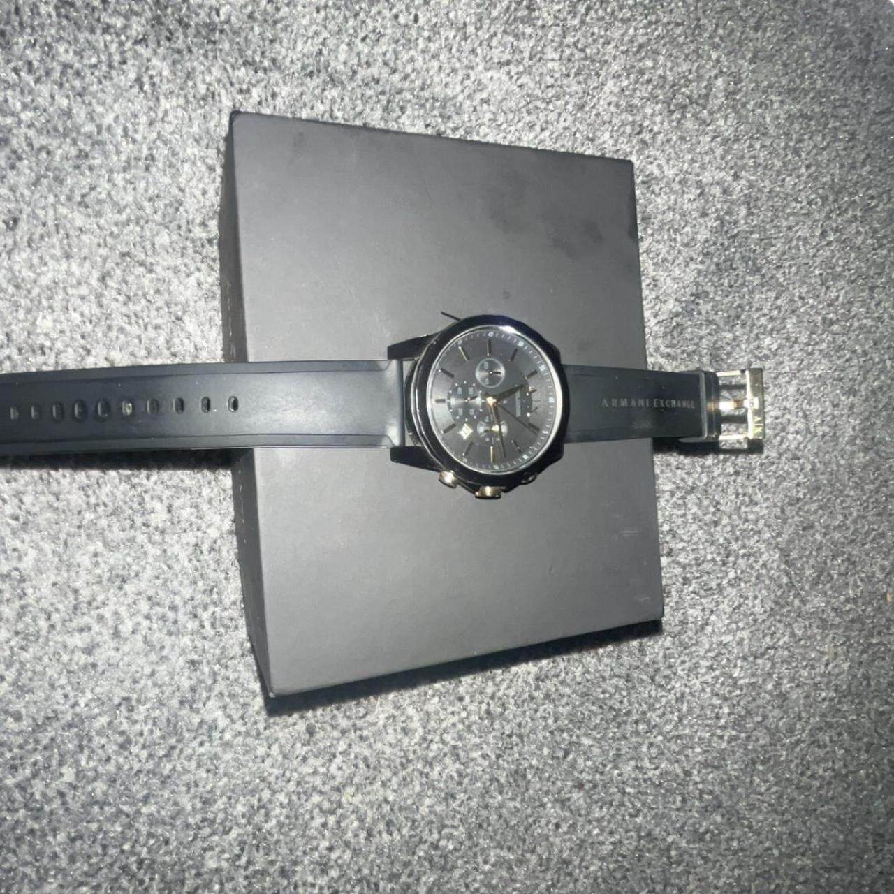 Black and gold Armani exchange watch Worn a couple... - Depop