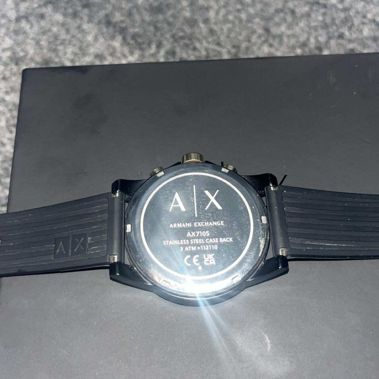 Black and gold Armani exchange watch Worn a couple... - Depop