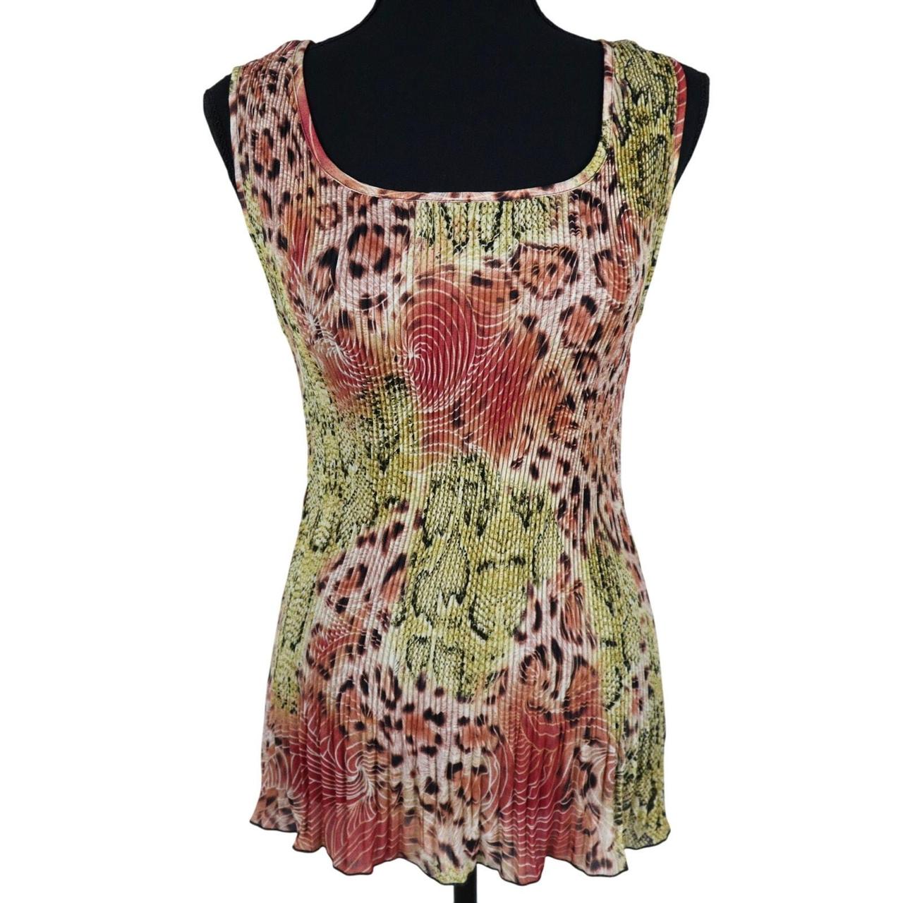 Beautiful! Stretch! Vintage Y2K Nicola Animal Print... | Depop