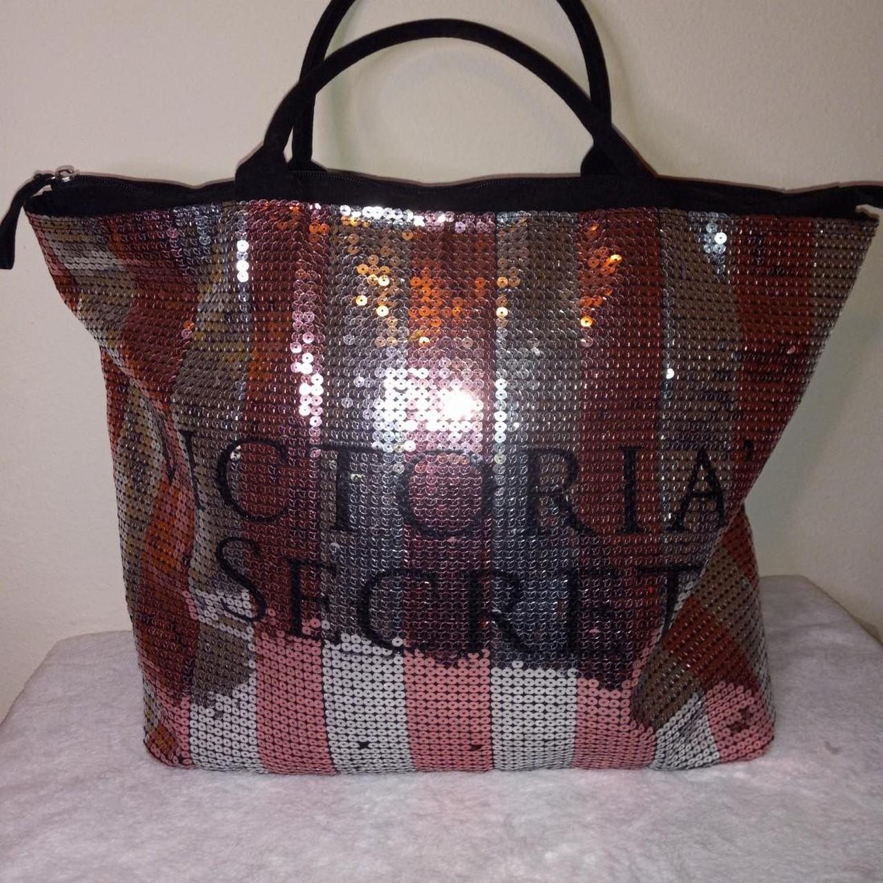 Large Victoria Secret sequence tote bag - size is... | Depop