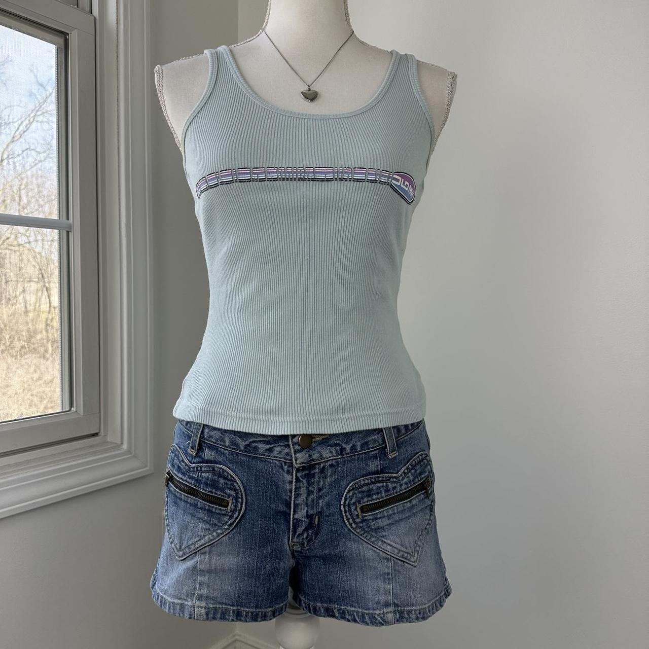 Y2k Blue Old Navy Surf Crush Tank Top. Vintage from... | Depop