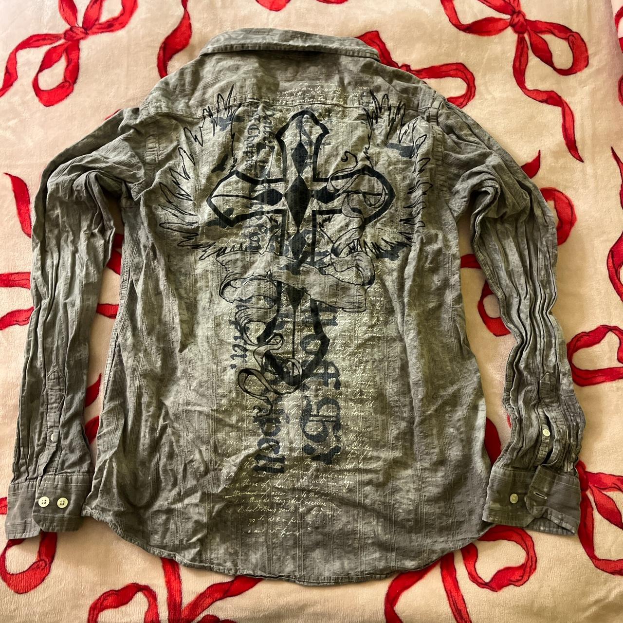 Helix sick affliction button up Size... - Depop