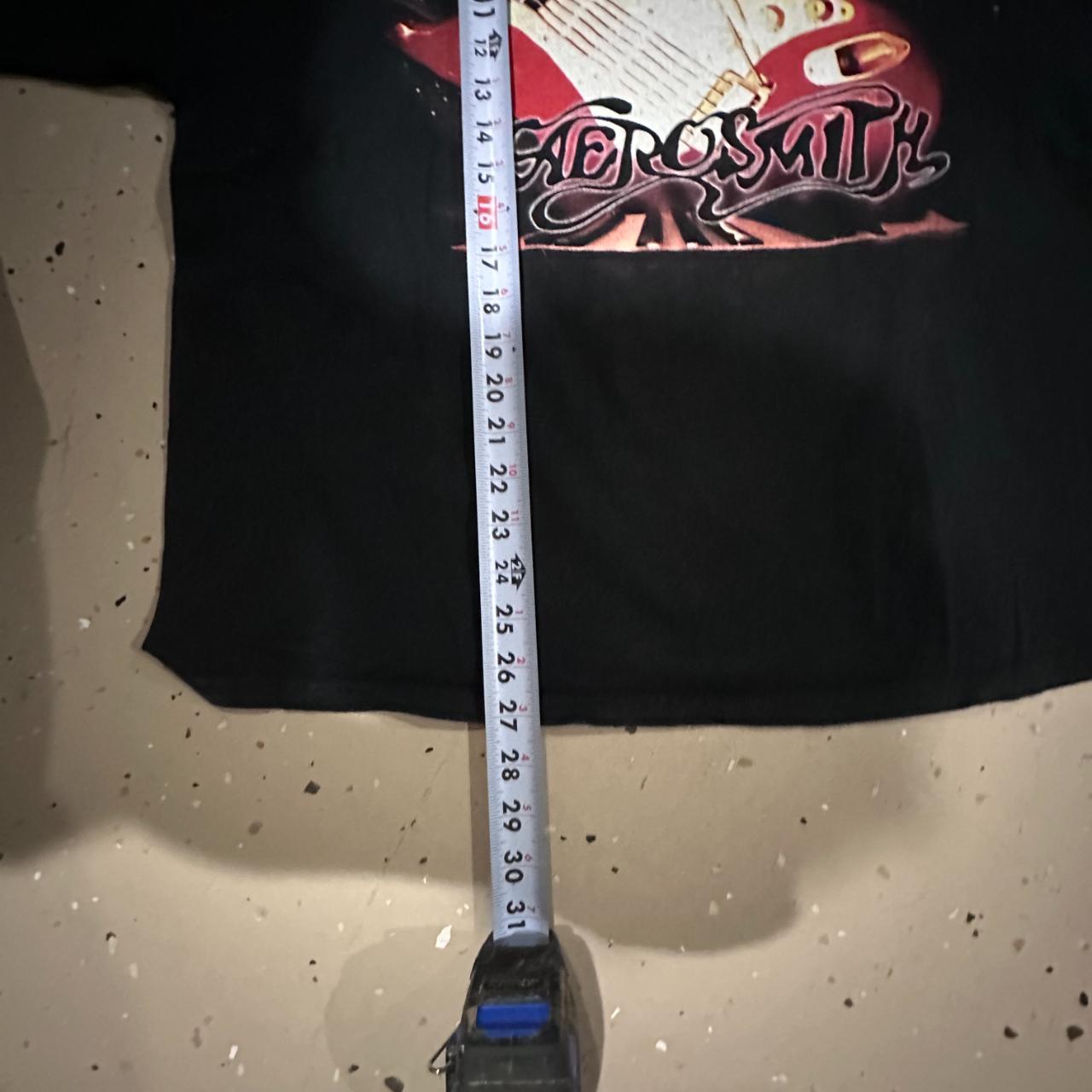 Aerosmith roller coaster band t year 2000 giant tag,... | Depop