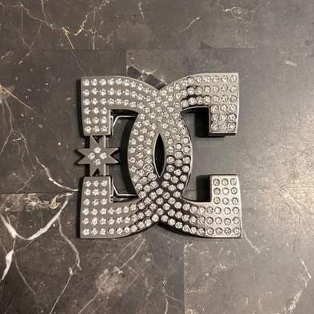 Rhinestone DC Belt Buckle Heavy and Huge No... | Depop