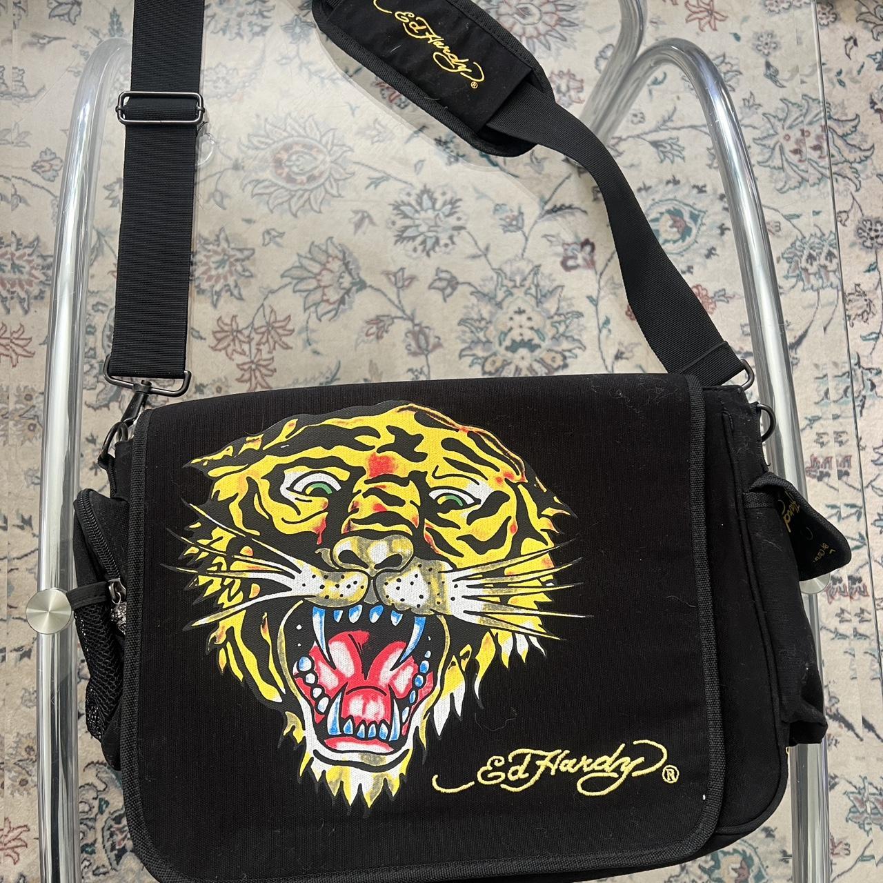 Ed Hardy by Christian audigier bag Barely... - Depop
