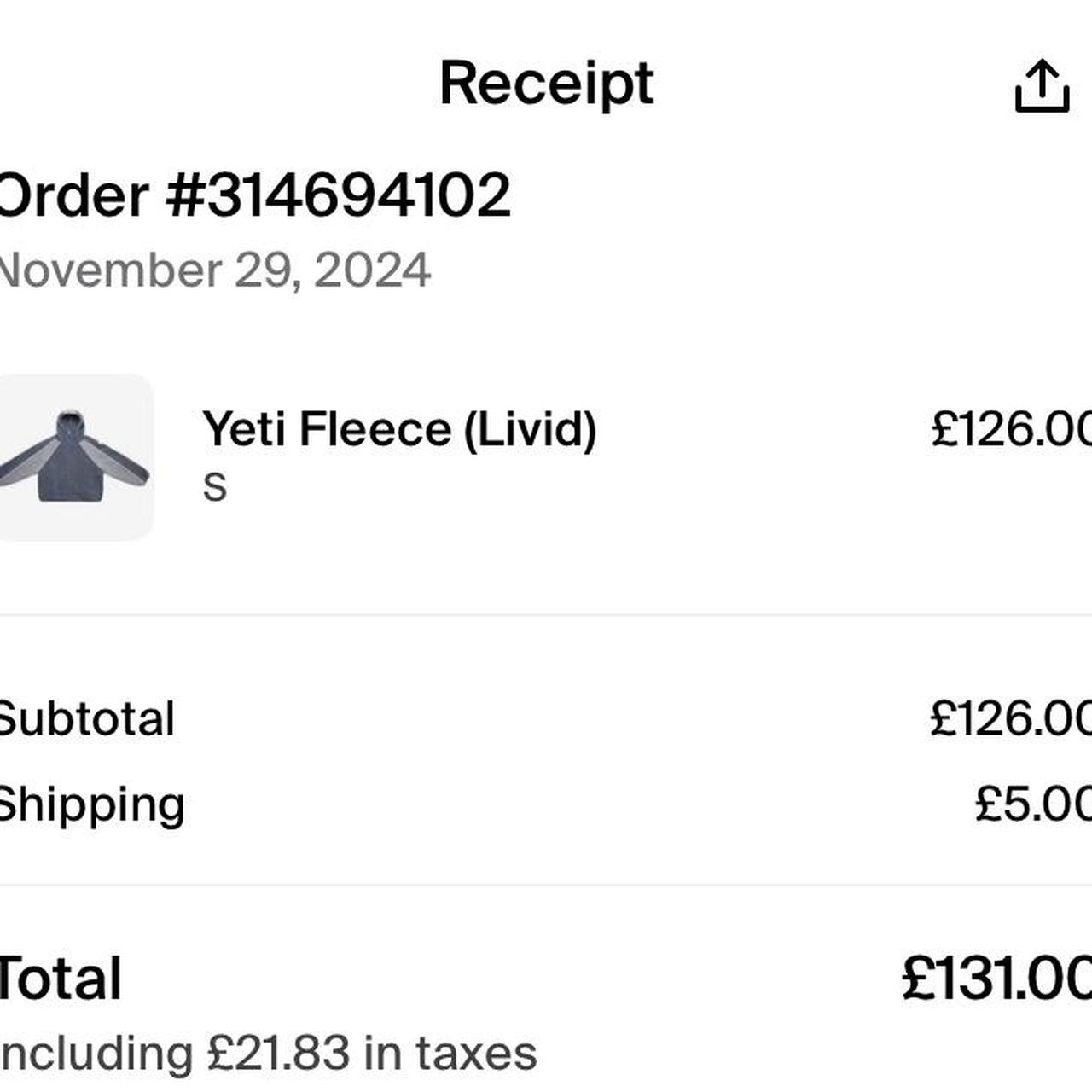 Mertra yeti fleece (livid) Brand new with tags and... - Depop