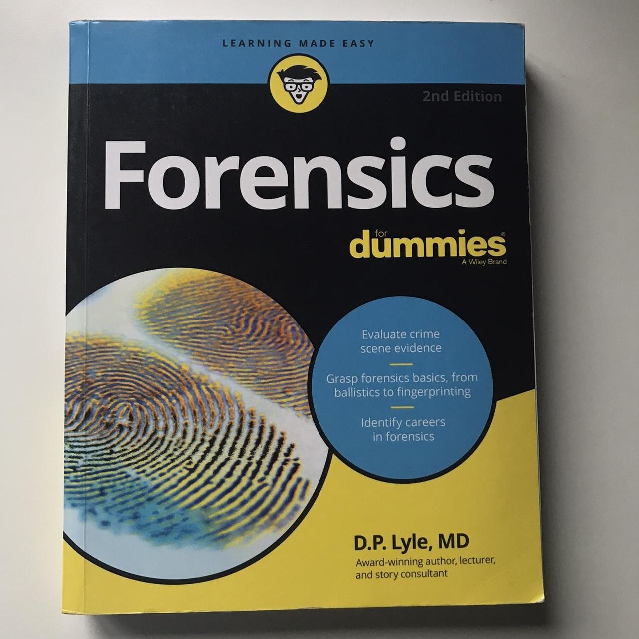 Forensics for dummies - a book about forensics... | Depop