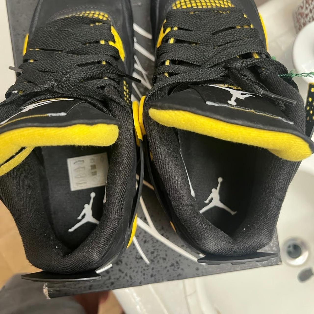 jordan 4 yellow thunders - Depop