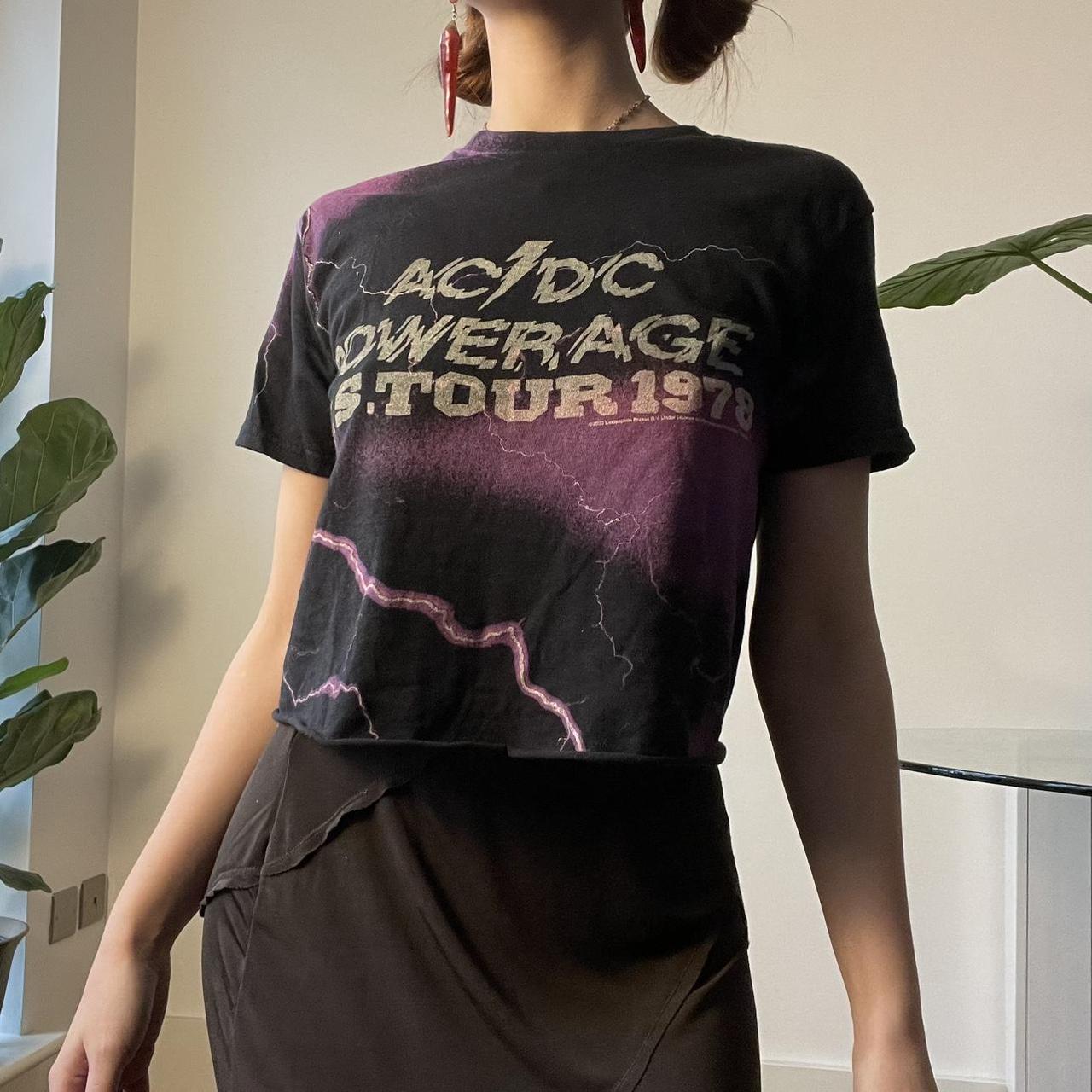 AC/DC graphic band tee/ T-shirt Perfect short but... - Depop