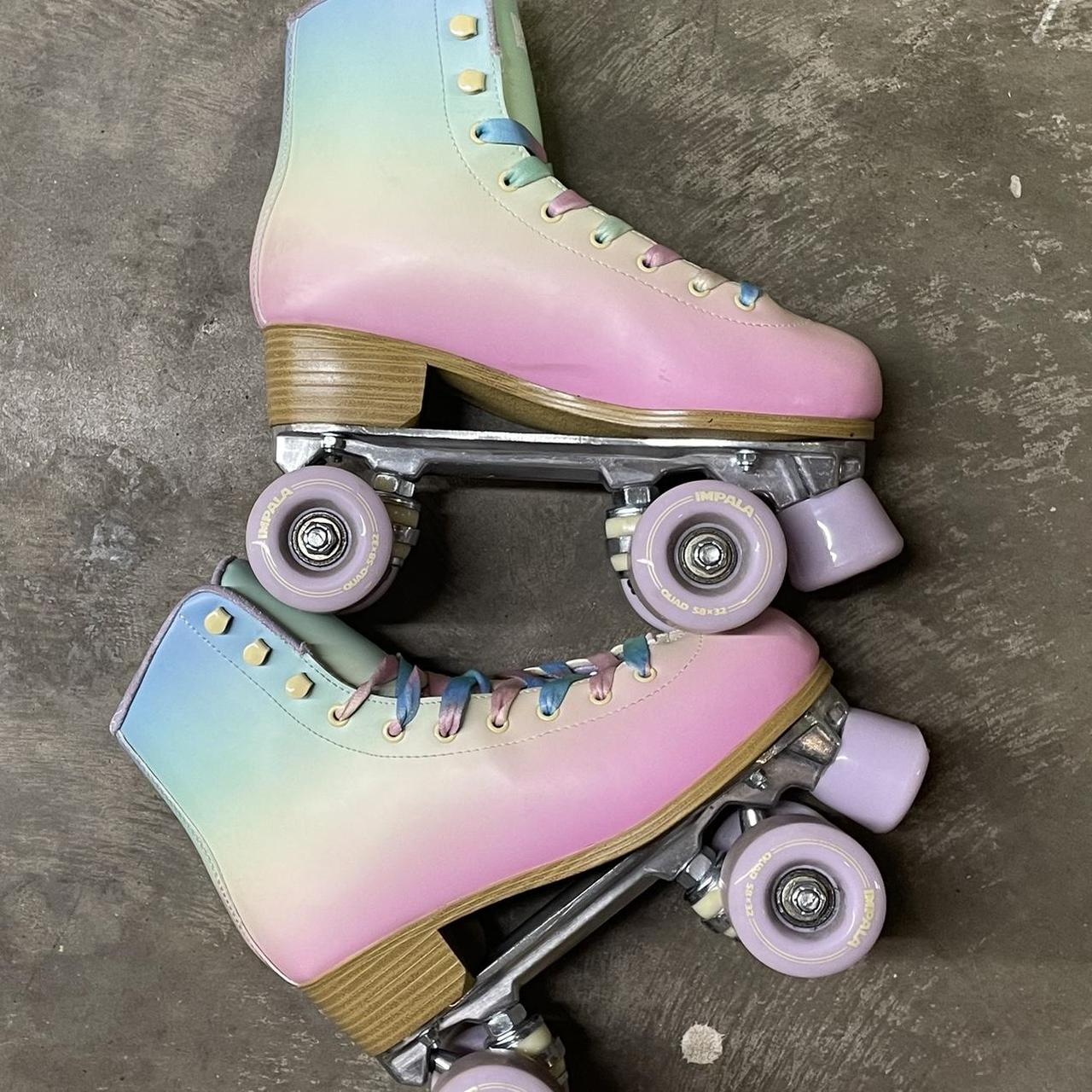Rainbow Impala Roller Skates Size 7 USA Womens ... - Depop