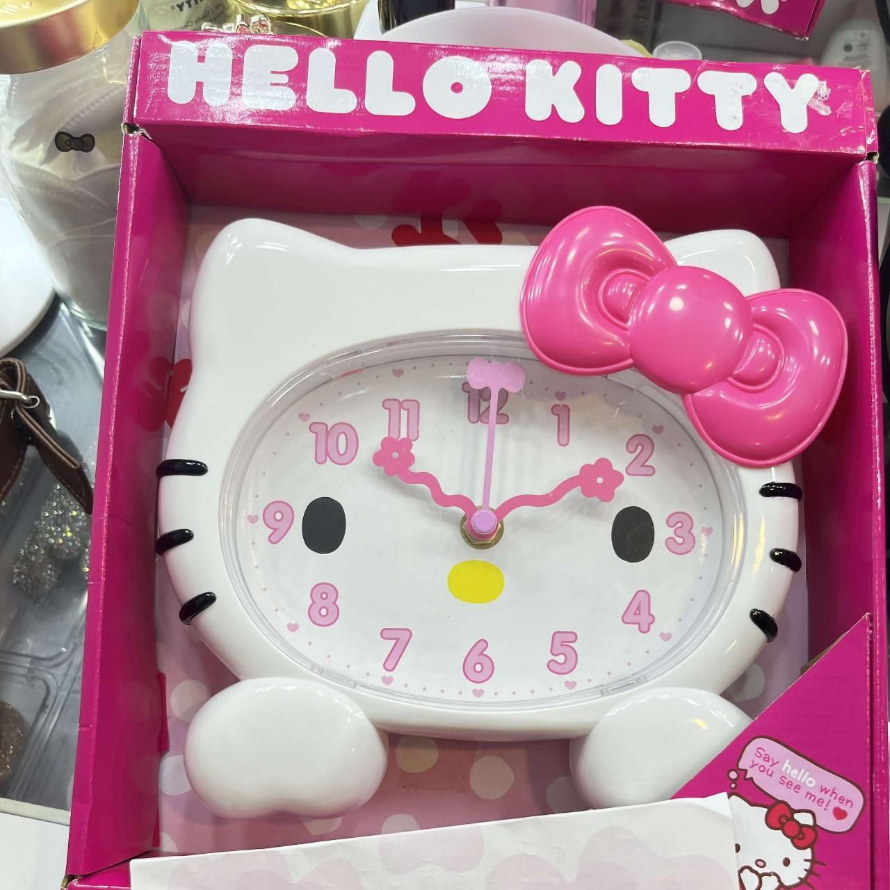 Hello kitty 2000s Clock brand new in box perfect for... - Depop