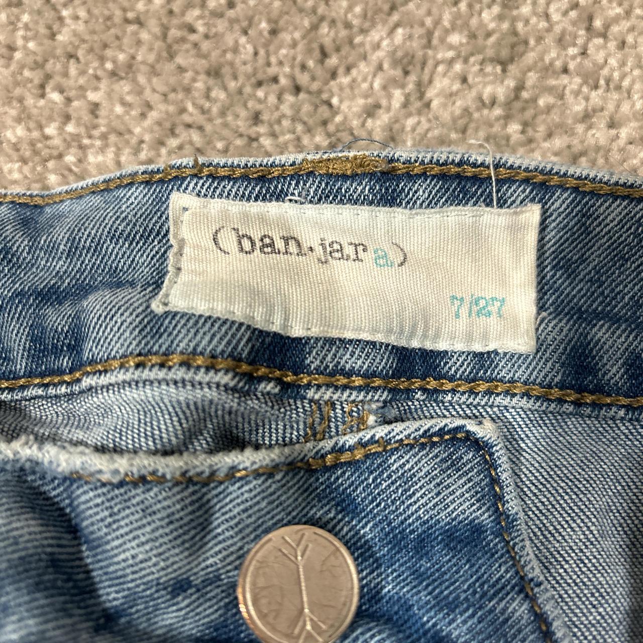 high rise flare jeans, multiple buttons no zipper,... - Depop