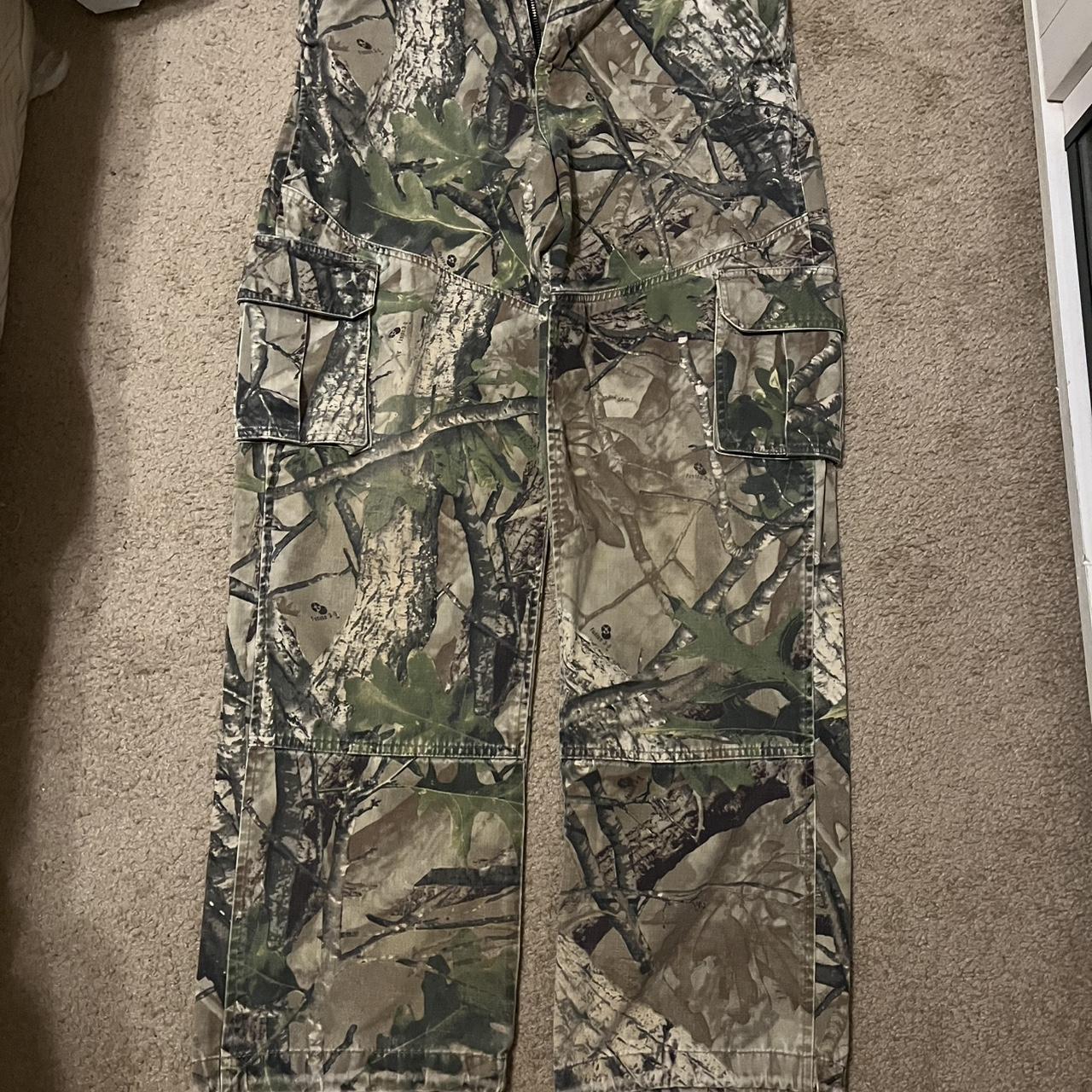 baggy Realtree camo cargo pants #camo -size... - Depop