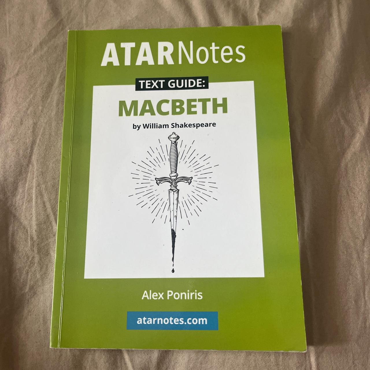 Macbeth ATAR notes book. Perfect condition... - Depop