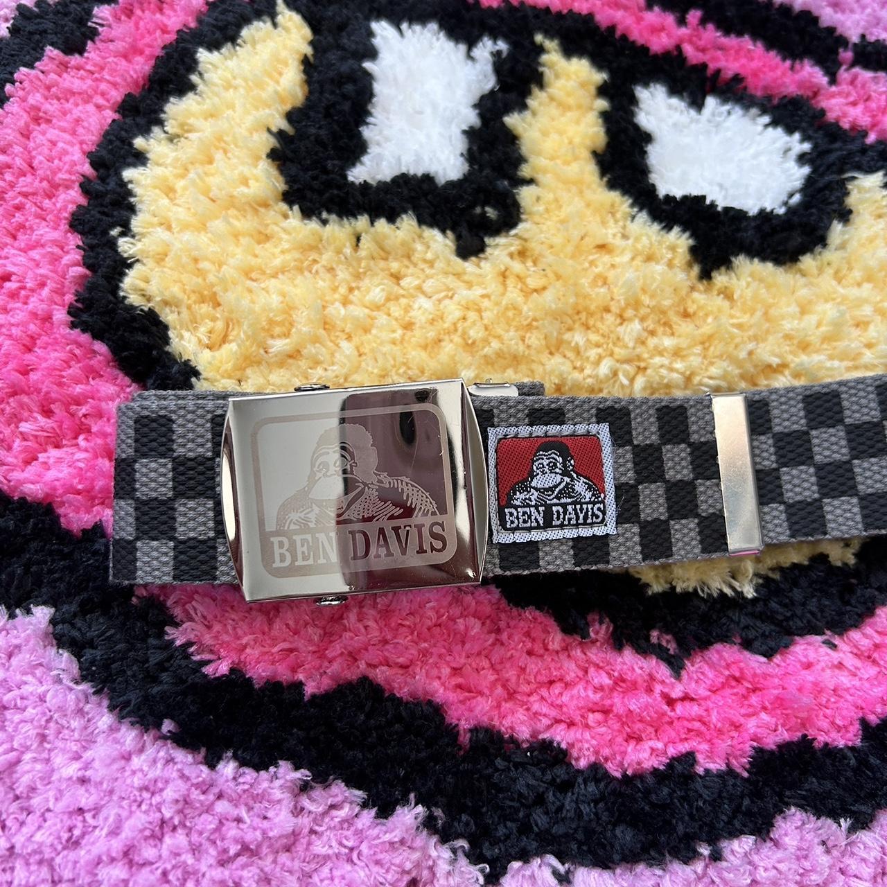 Vintage Ben Davis grey and black checkered... - Depop