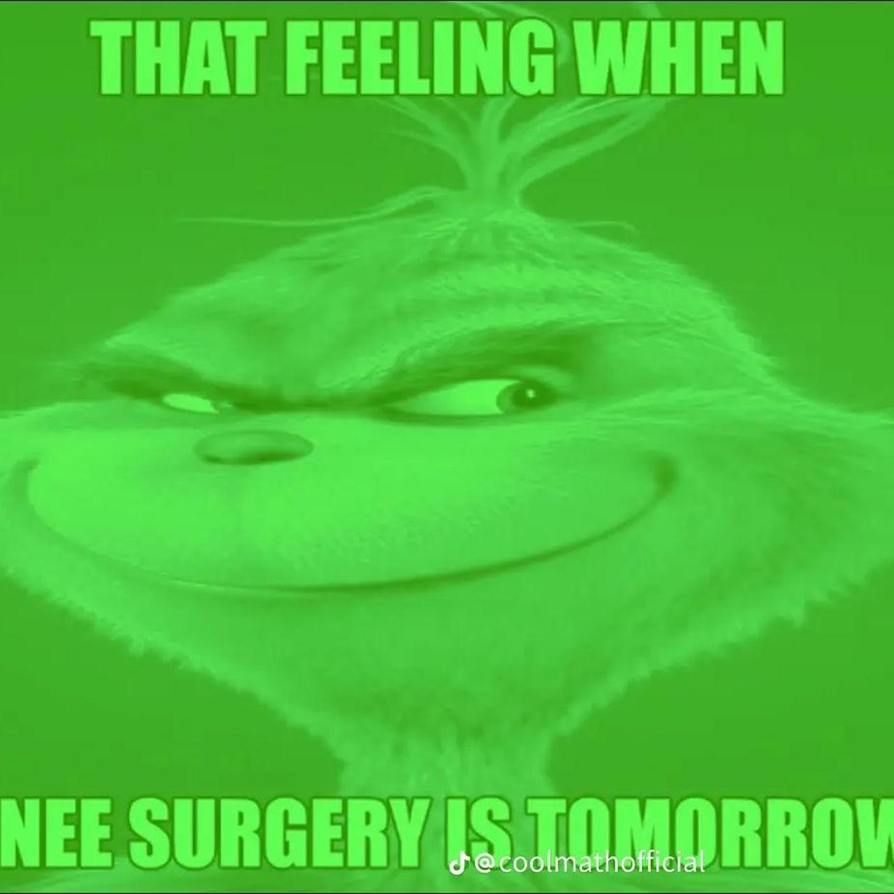 Green and blue Dr Seuss The Grinch Nee Surgery Is... | Depop