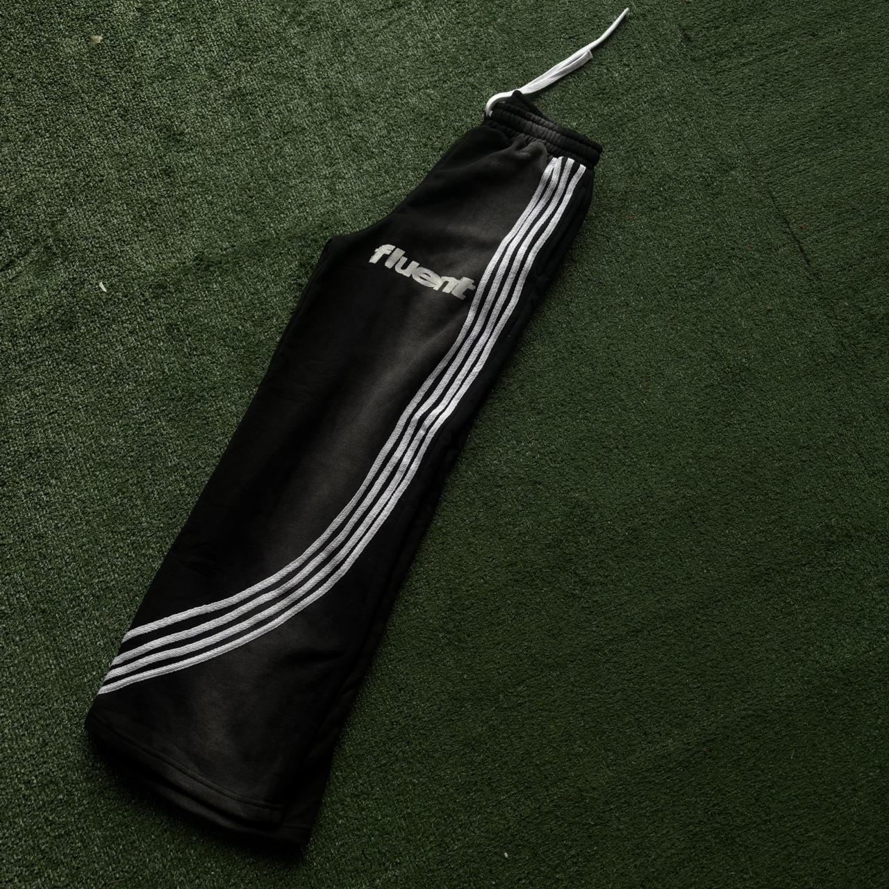 Project Fluent straight leg black sweatpants | Depop