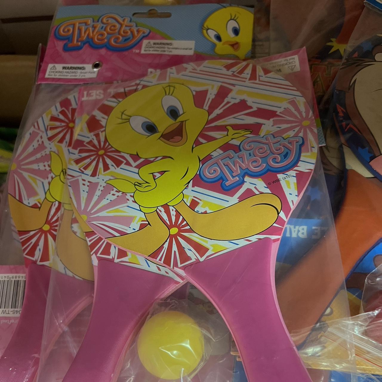 Vintage tweety paddle ball set 🩷💛 - Depop