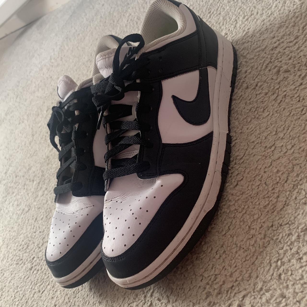 Nike low dunks panda Size 8 Worn couple times. still... - Depop