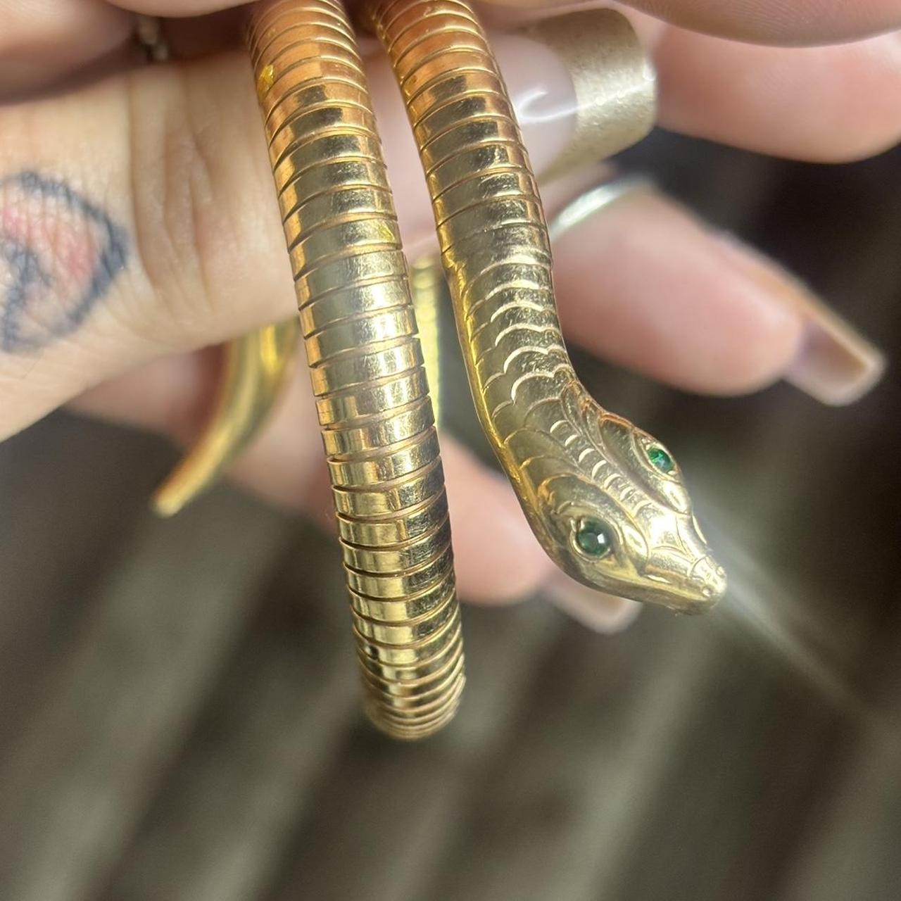 Unbelievable and amazing vintage Snake wrap... | Depop