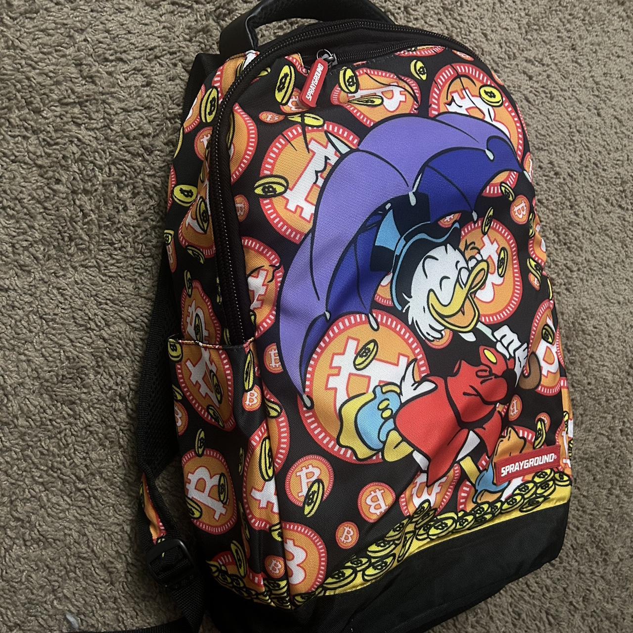 Donald Duck Bitcoin Sprayground Bag - Depop