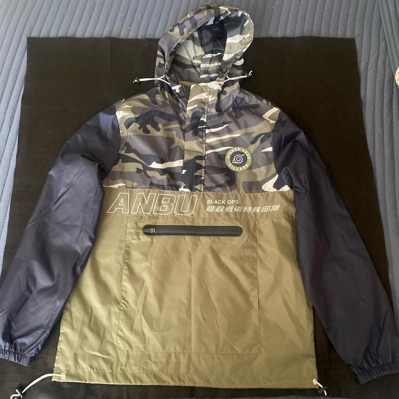 Medium sized Anbu Kakashi Naruto jacket/ rain coat.... - Depop