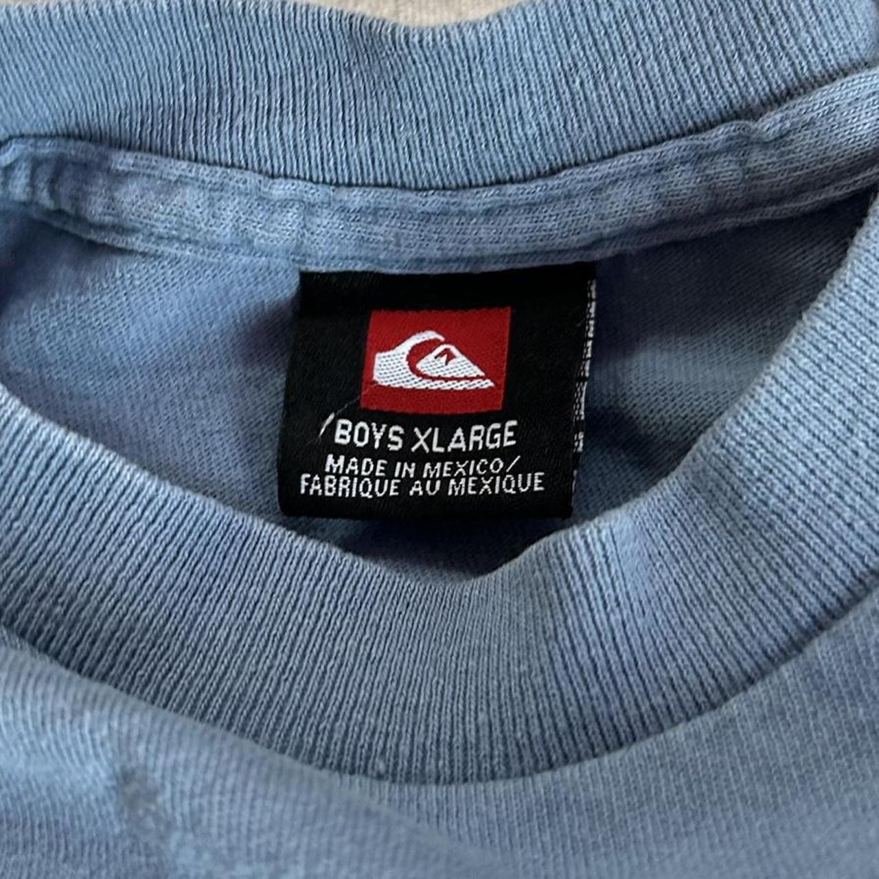 Quicksilver 🌊⛰️ Vintage Surf wear wave blue long... - Depop