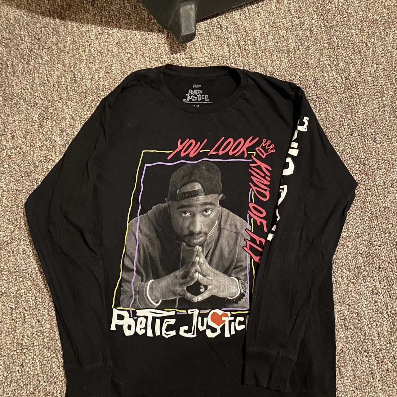 Tupac long sleeve black shirt #TupacShakur - Depop