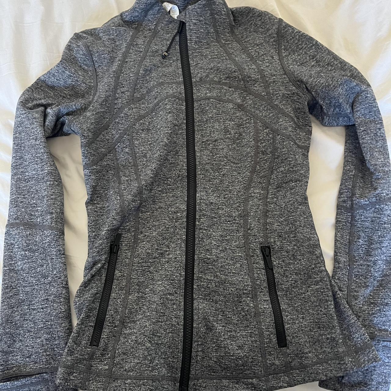 Lululemon graphite grey define jacket, only worn a... - Depop