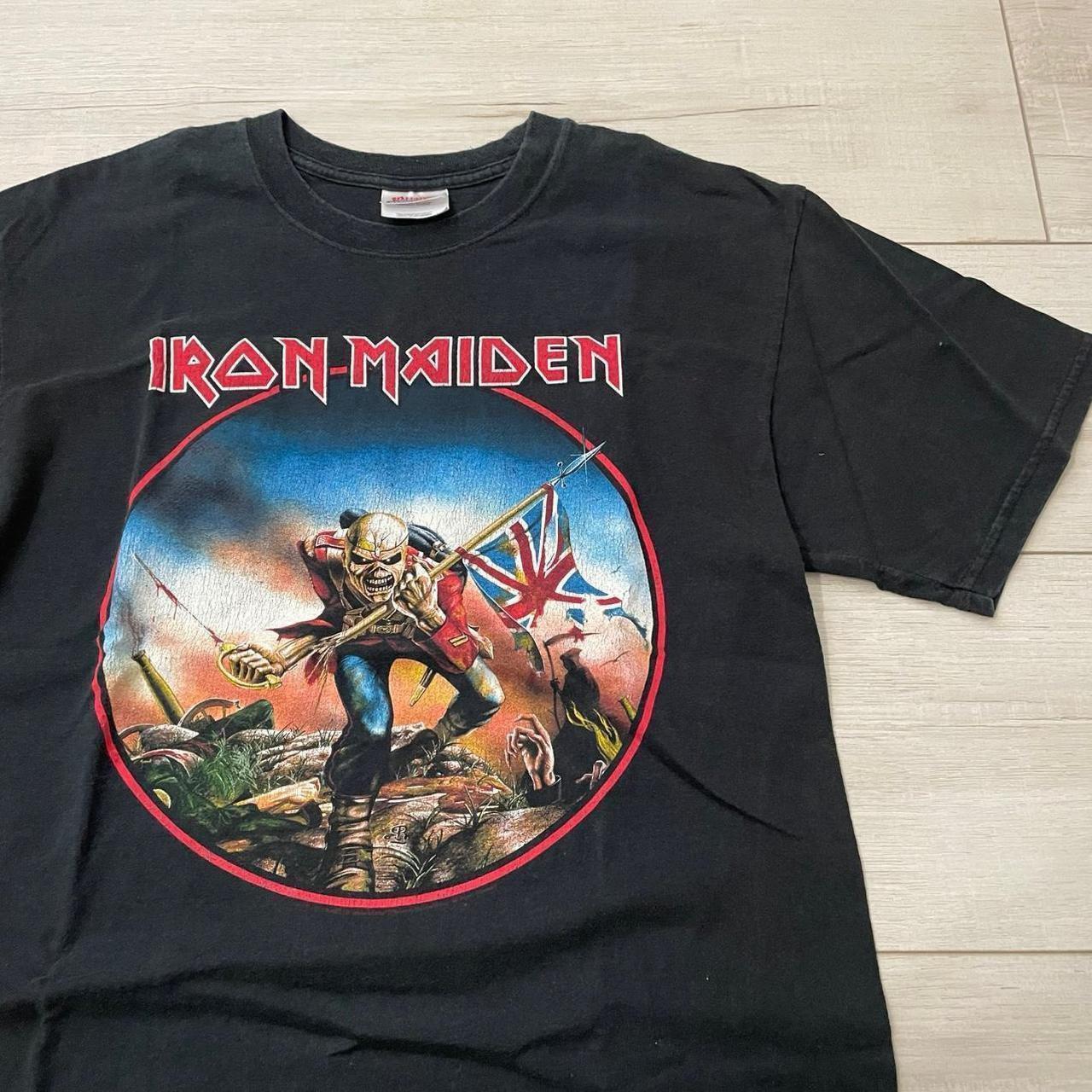 Vintage Iron Maiden “The Trooper” band shirt Has... | Depop