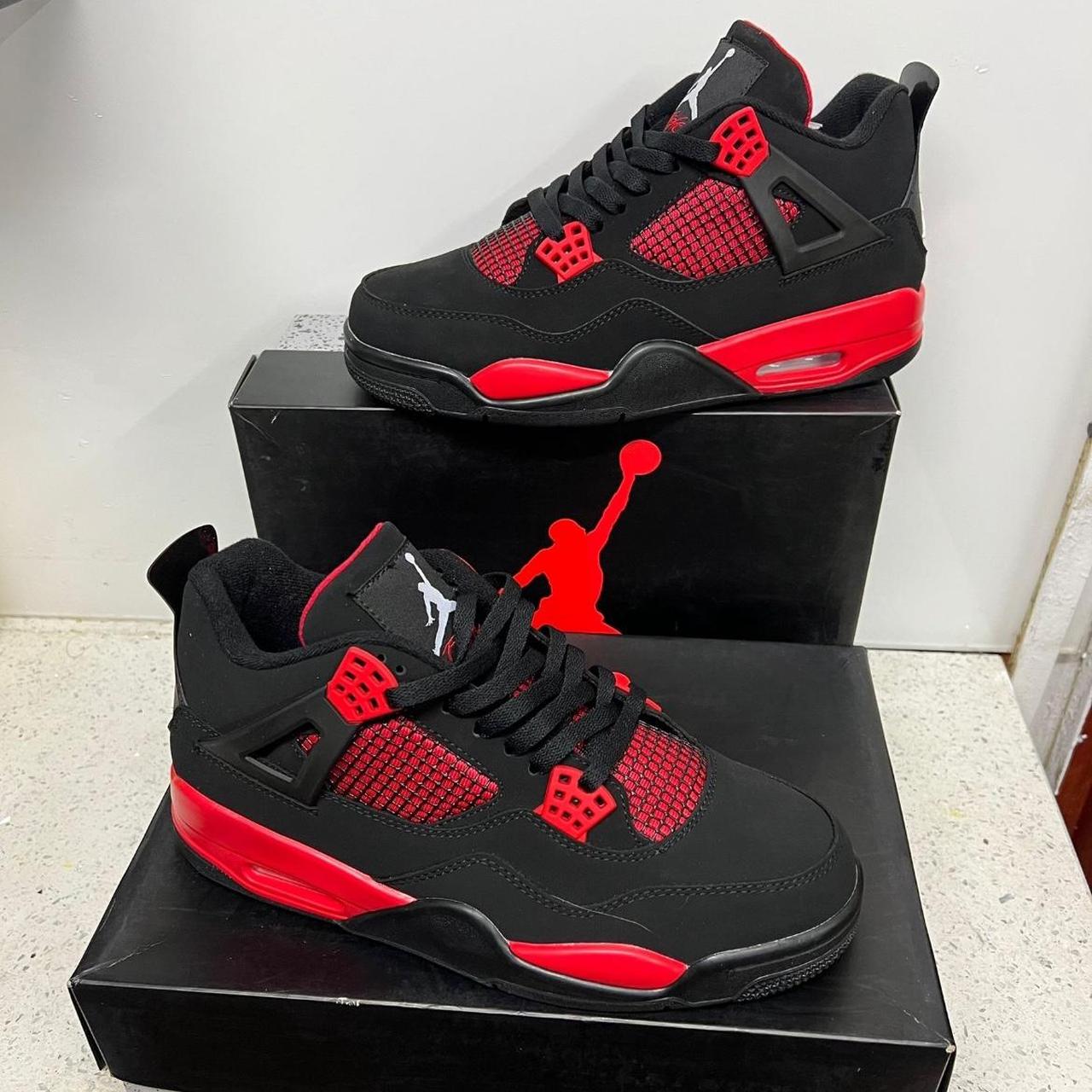 Jordan 4 Red Thunders Uk size 7 Brand New With Box | Depop