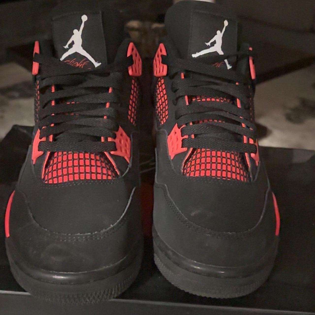 Jordan 4’s ‘red thunders’ Ships today Original... - Depop
