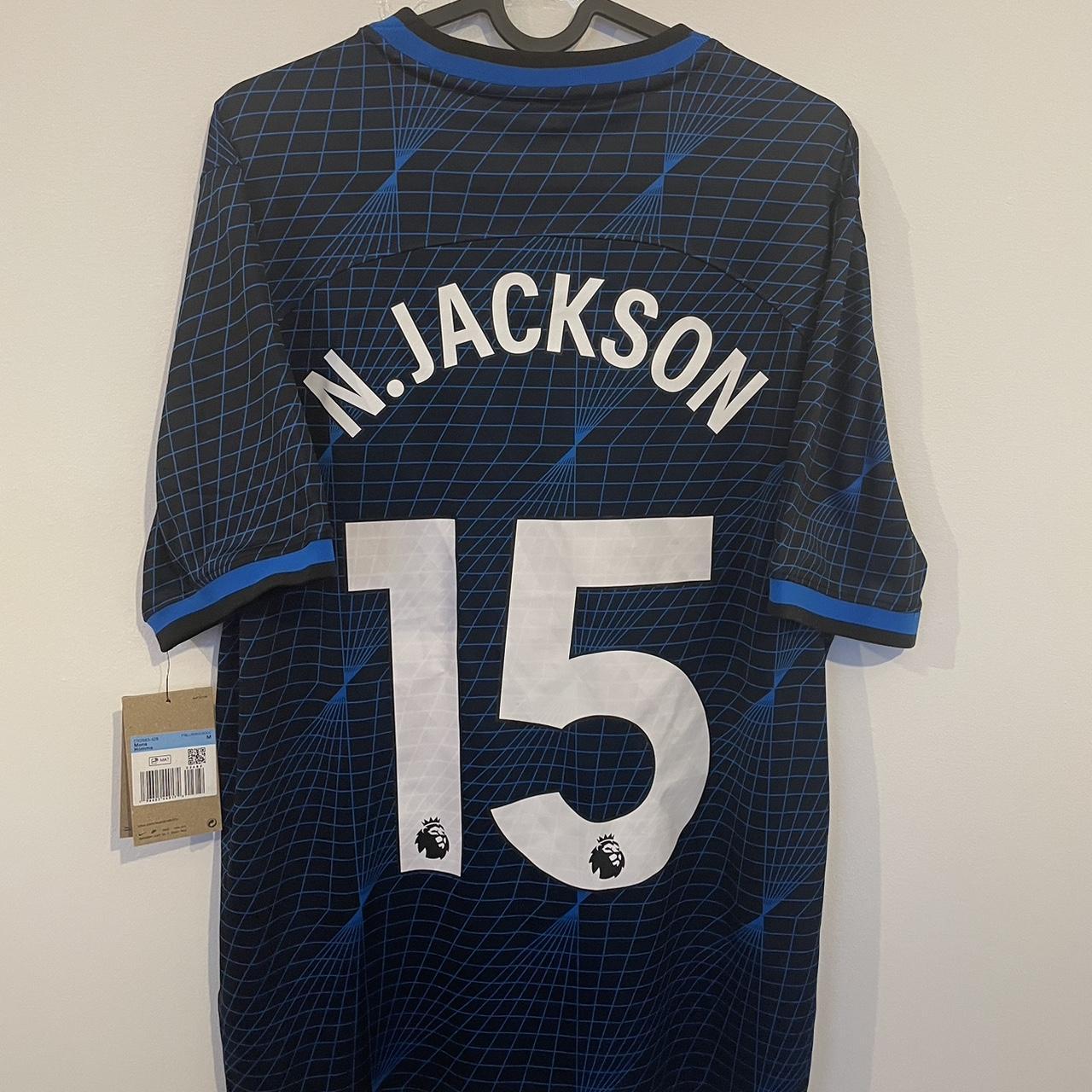 Chelsea 2023-2024 Nicolas Jackson Away Shirt (All... - Depop