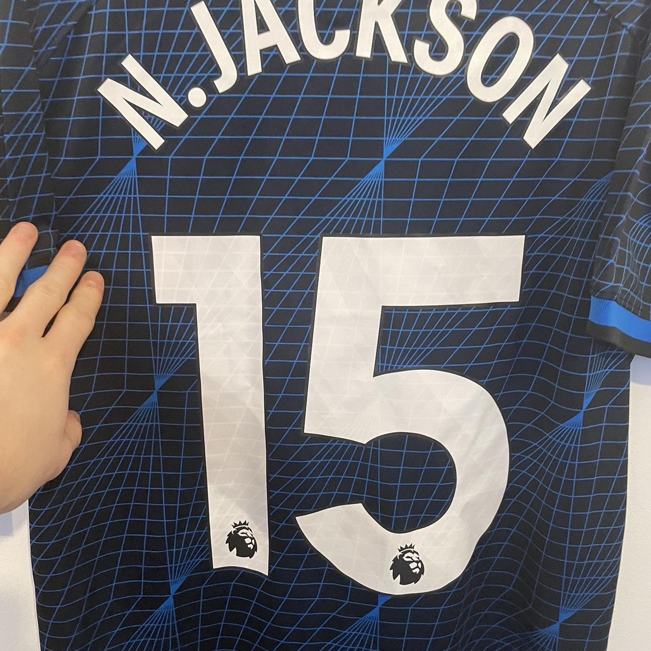 Chelsea 2023-2024 Nicolas Jackson Away Shirt (All... - Depop