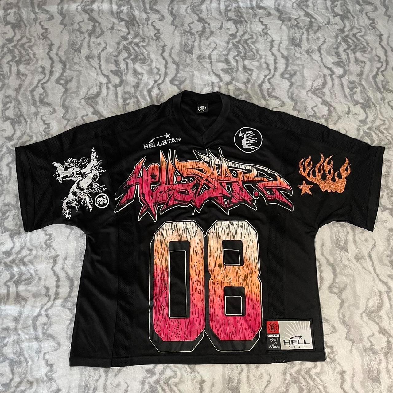 Hellstar black jersey Perfect for those who want to... - Depop