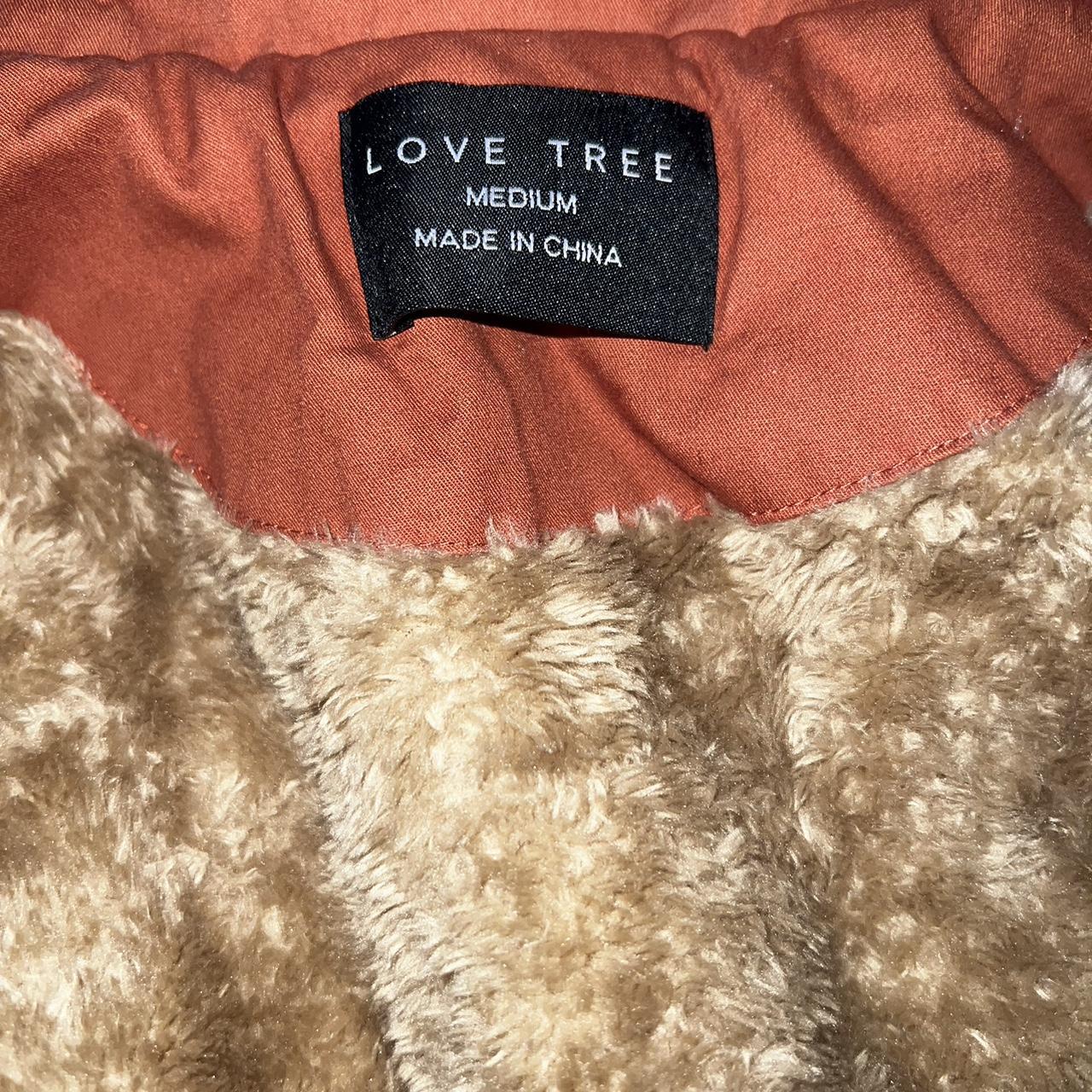 Love Tree Women's Anorak Vest Plush Lined Size Small... - Depop
