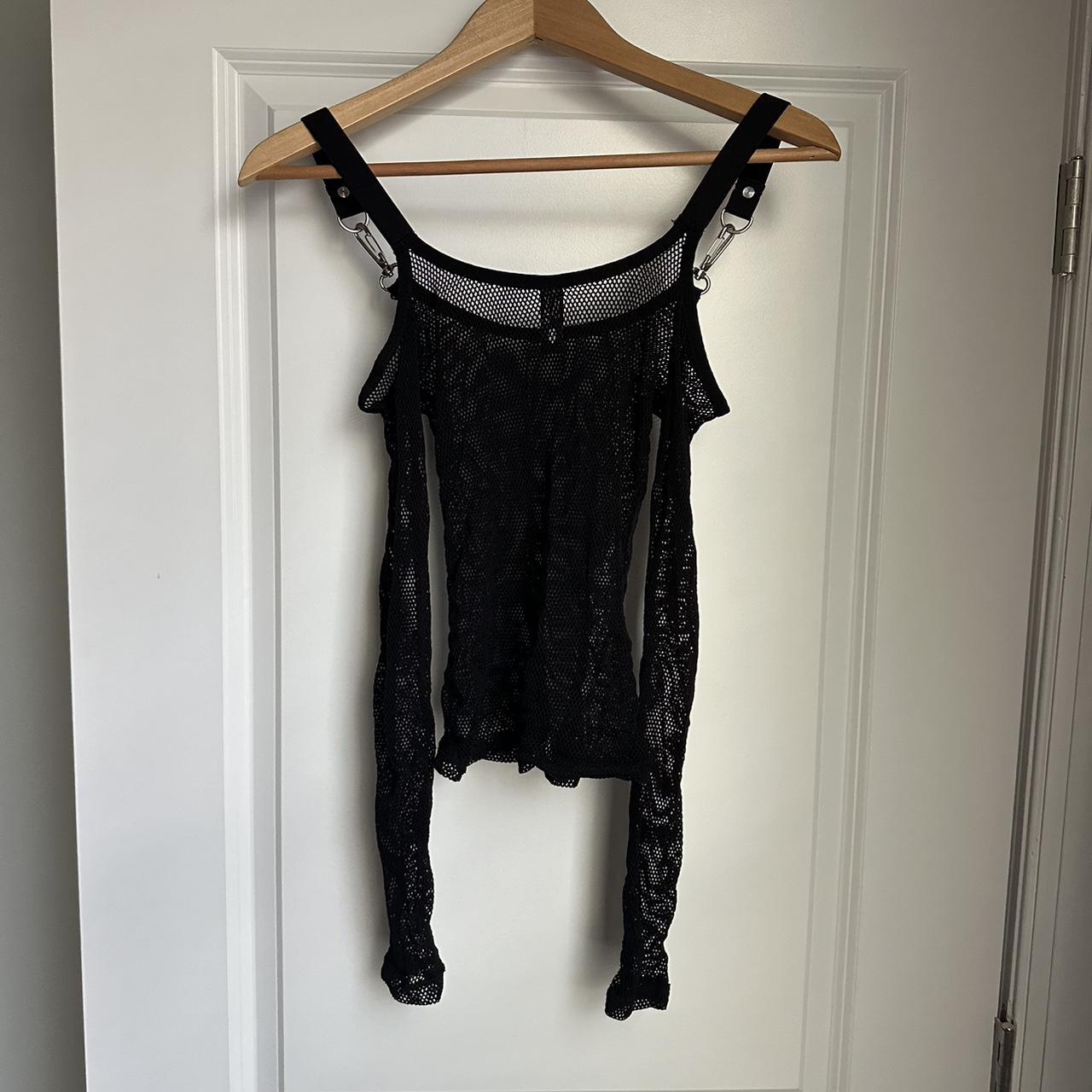 Killstar off the shoulder fishnet top. Bought this... - Depop
