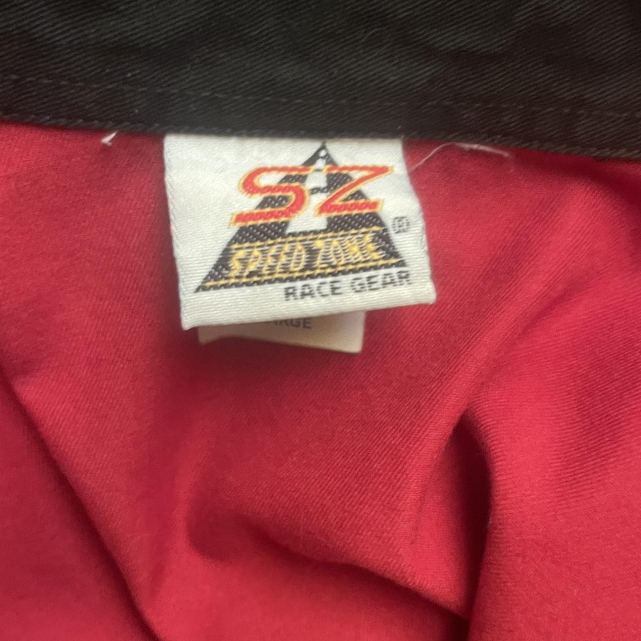 Speed Zone Race Gear Vintage Button Up Shirt Size:... - Depop