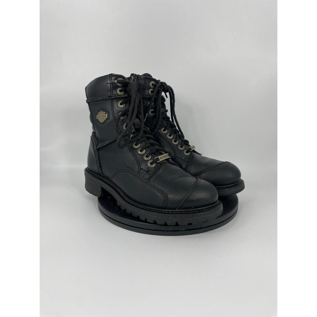 Womens Harley Davidson Casper Side Zip Motorcycle... | Depop