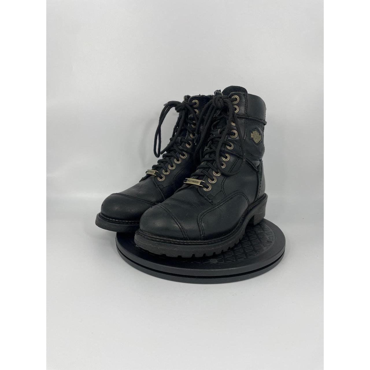 Womens Harley Davidson Casper Side Zip Motorcycle... | Depop