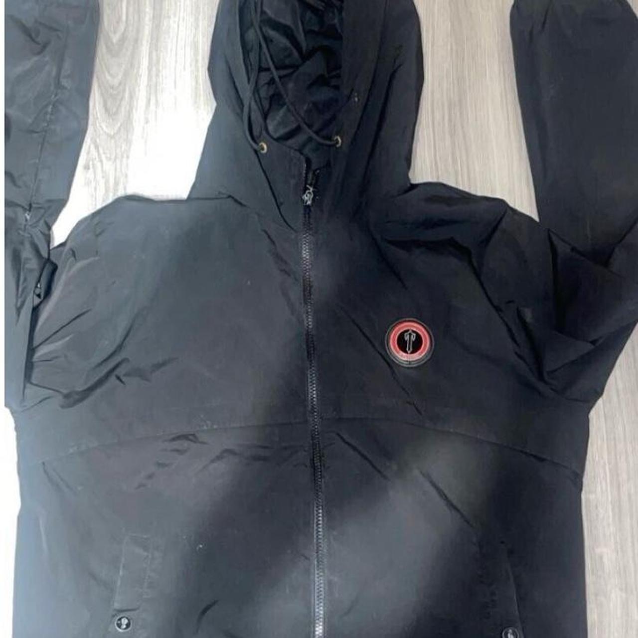 Trapstar wind breaker black and red Size S,M... - Depop