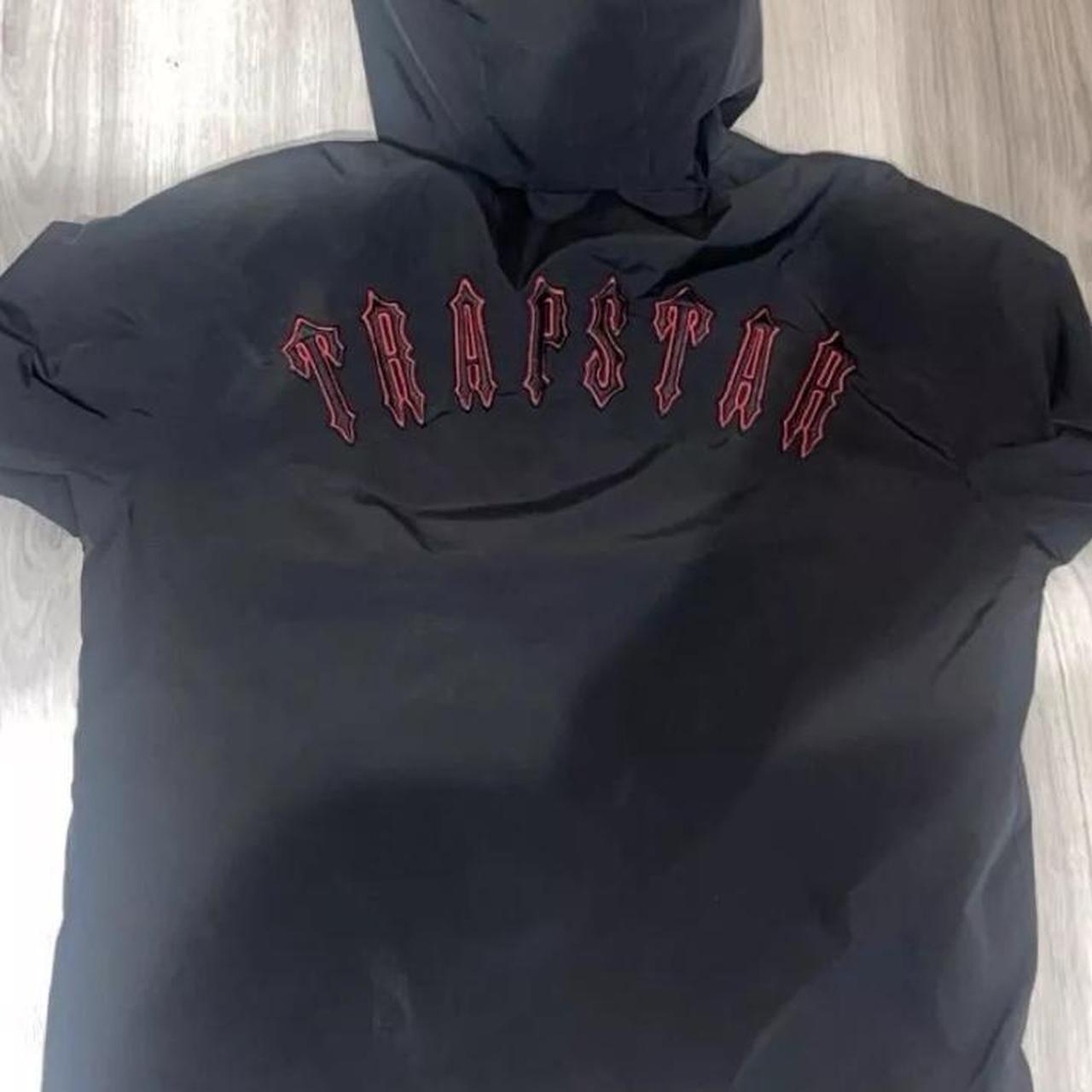 Trapstar wind breaker black and red Size S,M... - Depop