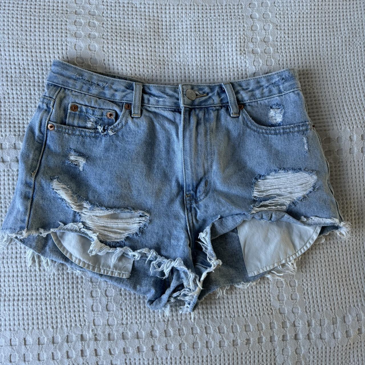 Glassons mini denim shorts, never worn. - Depop