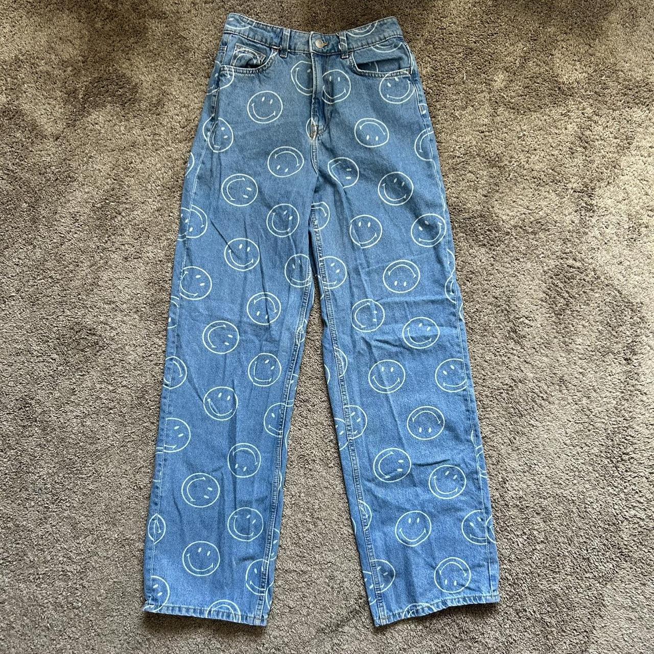Limited edition Smiley X H&M collaboration jeans.... | Depop