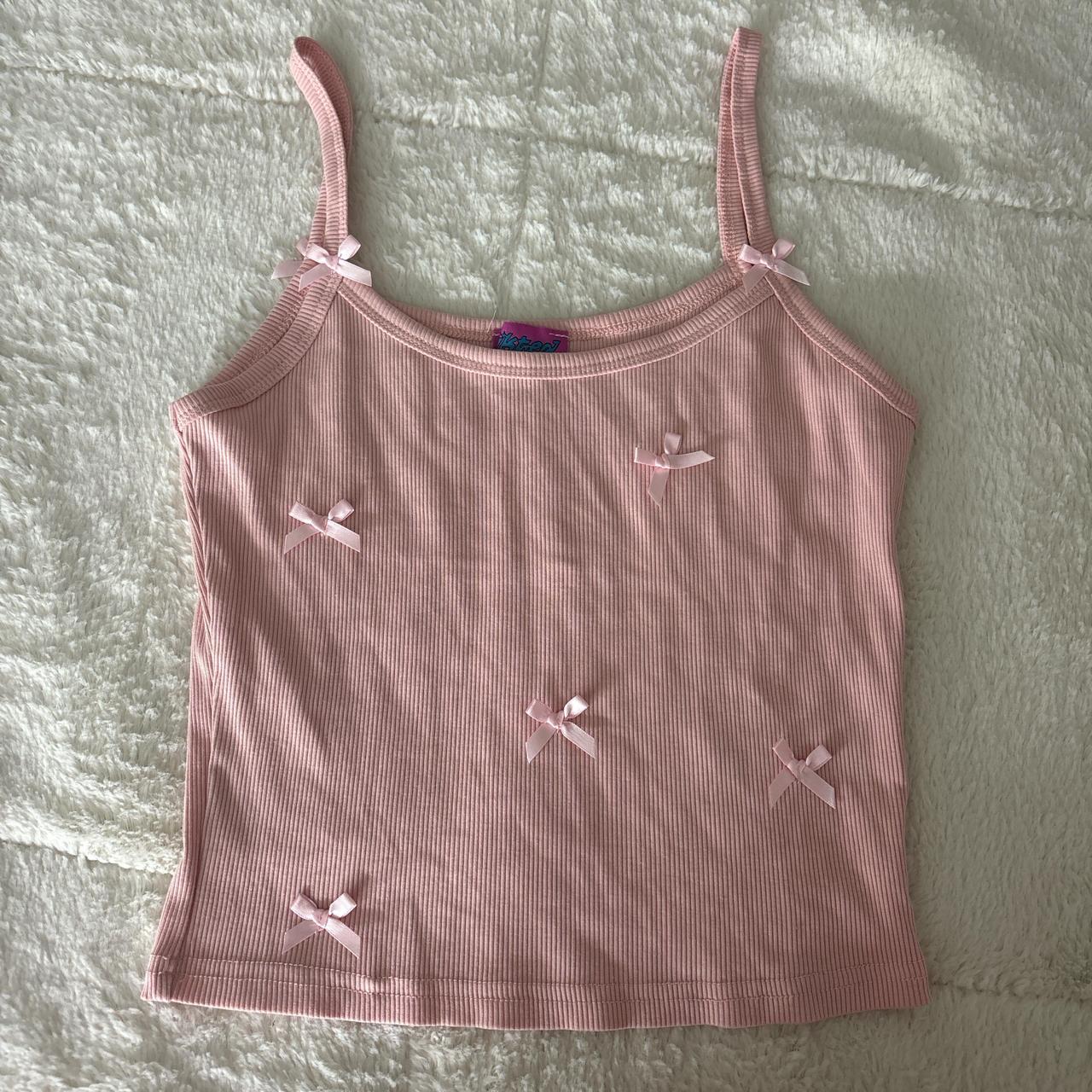 Edikted Bow Tank in size medium, never worn - Depop