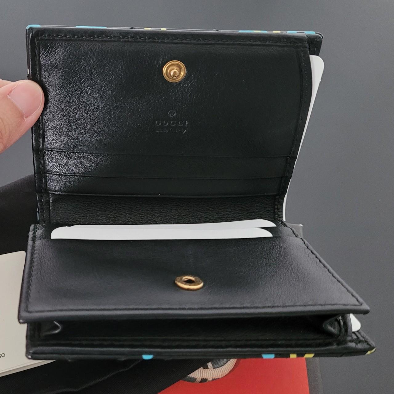 Gucci graffiti ghost folded wallet - Depop
